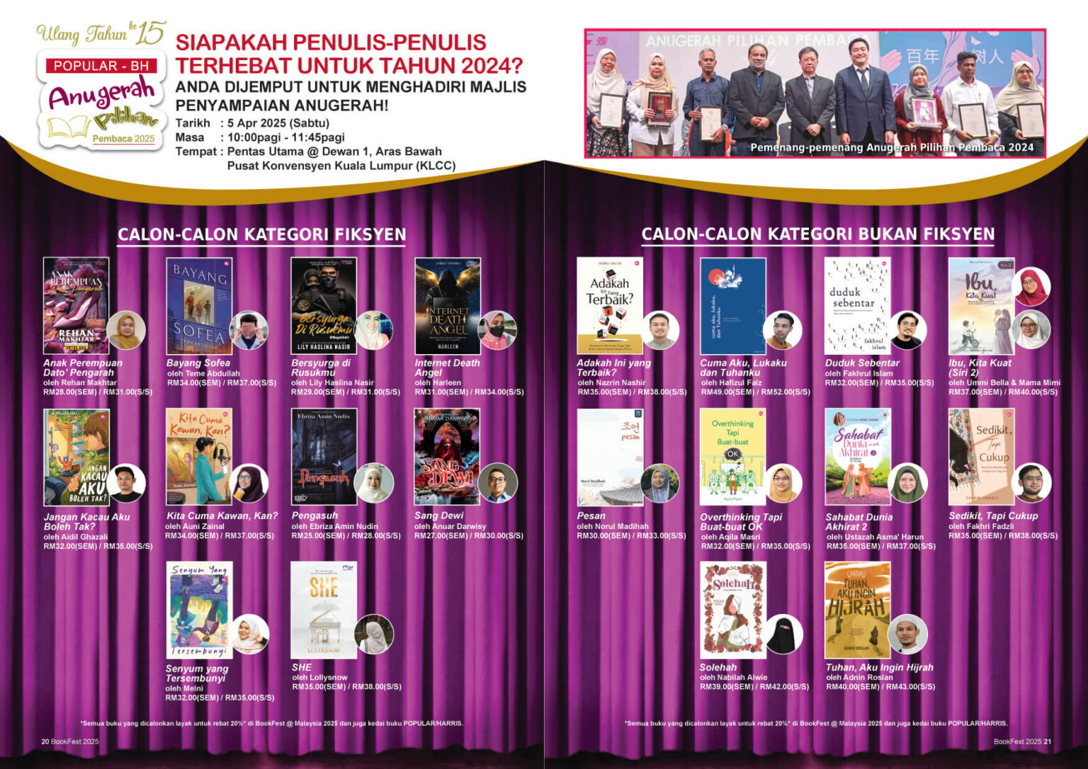 Reader’s Choice Awards & Anugerah Pilihan Pembaca – BookFest Malaysia ...